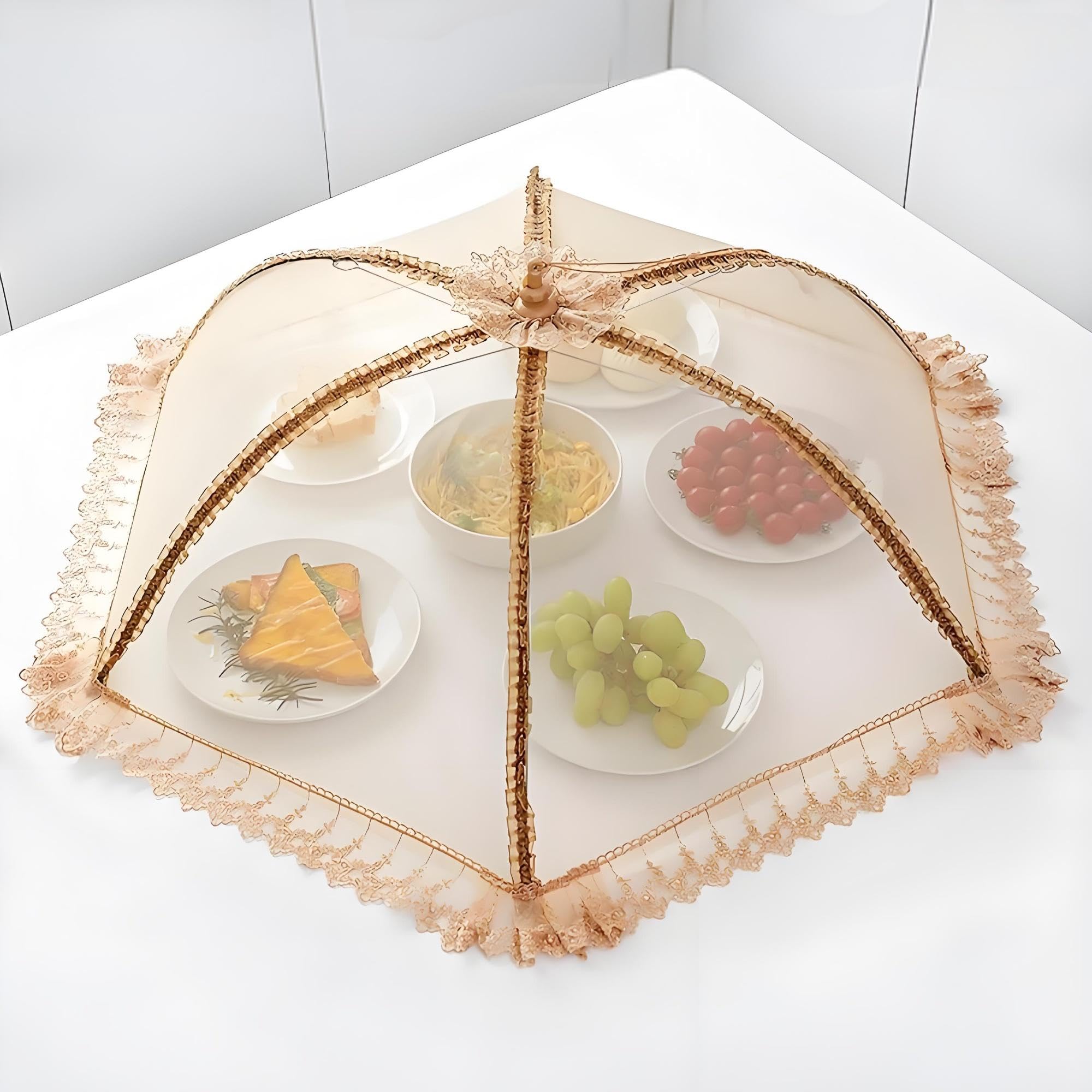 Procraan (3 pack) Extra Large Food Cover, 32"x32" Pop-Up Food Nets ...