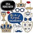 Amazon.com: Big Dot of Happiness Royal Prince Charming - Baby Shower or ...