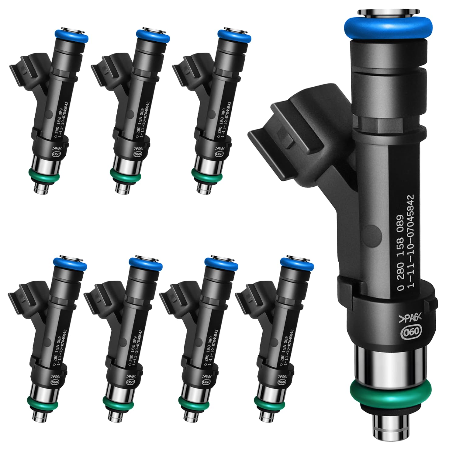 SeyPon 4 Holes Fuel Injectors Fits for Ford: Crown Victoria, for ...