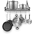 Amazon.com: Sorbus Pots and Pan Rack — Decorative Wall Mounted Storage ...