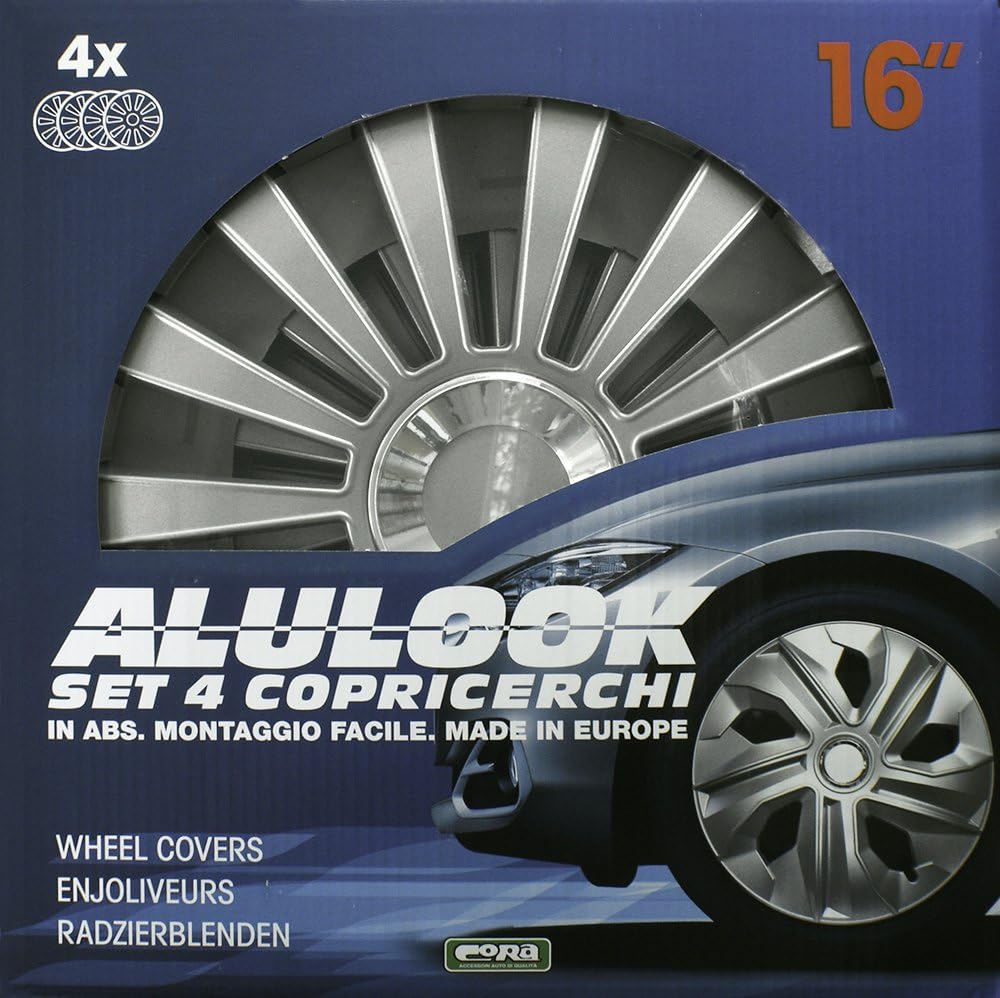 Cora 41046 4 Alulook Meridian Wheel Trims, 16 Inches – BigaMart
