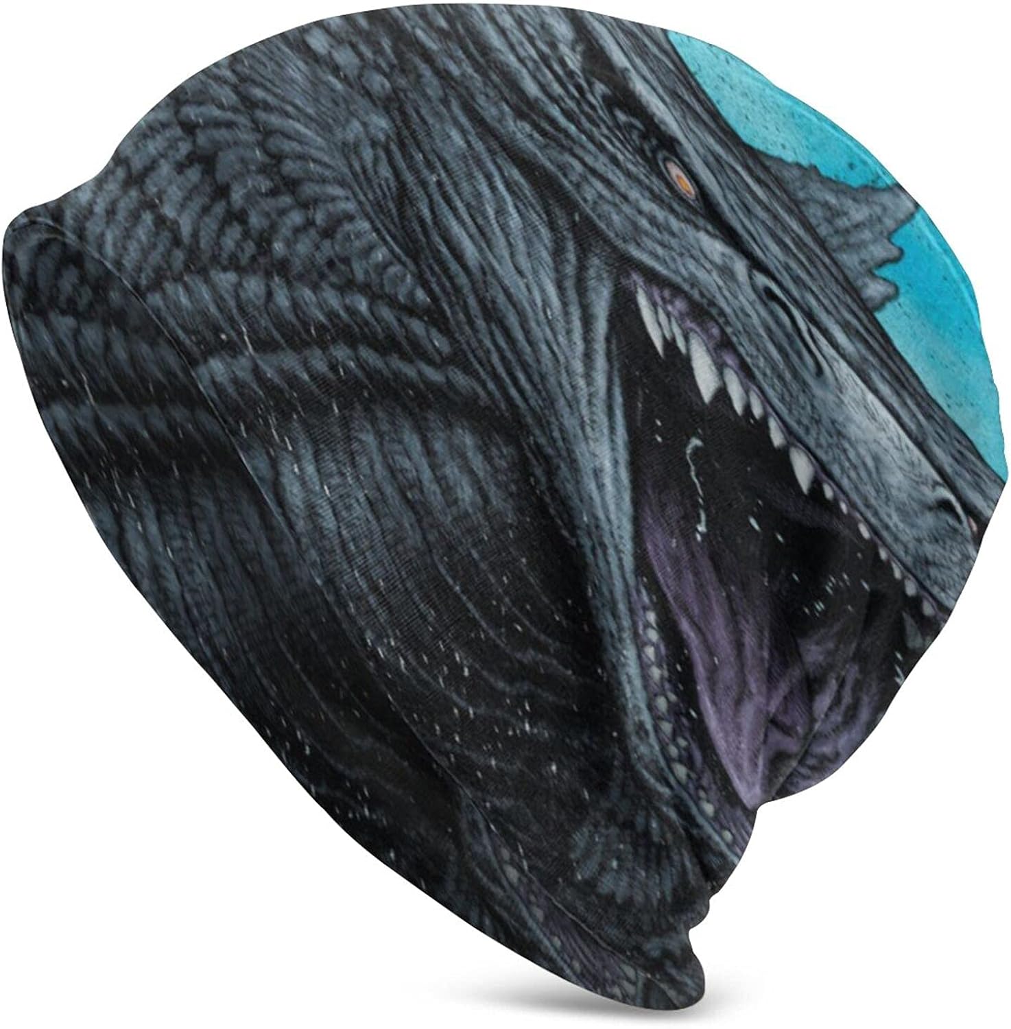 Yaulxec Attack Godzilla Beanie Hat Unisex Adult Hat Cap Balaclava Half ...