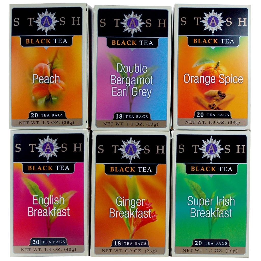 Amazon.com : STASH Black Tea Variety Pack – Caffeinated, 6 Boxes of 18 ...