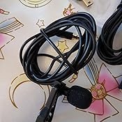 Purple Panda Lavalier Lapel Microphone Kit - Clip-on Omnidirectional ...