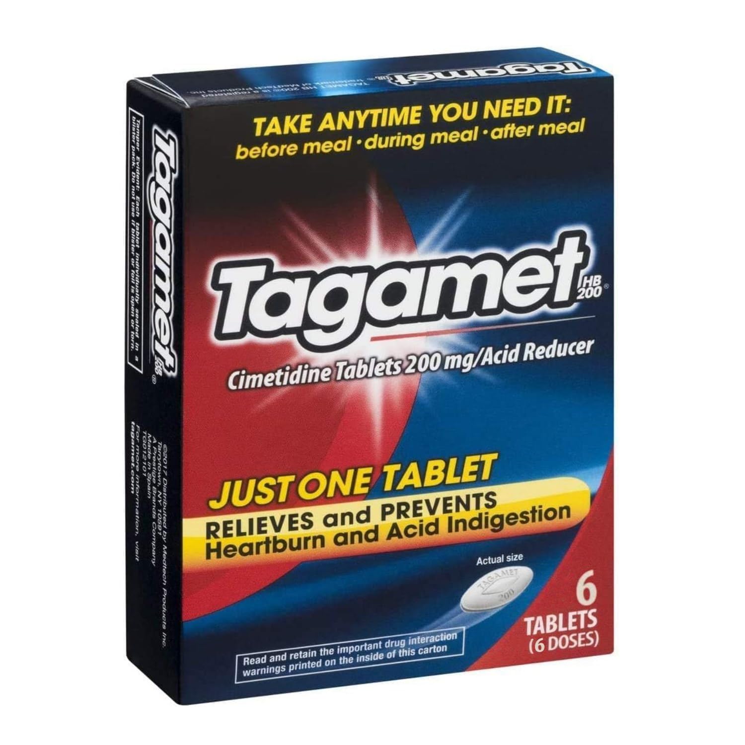 Tagamet HB 200mg, 6 Tablets (Pack Of 3) on Galleon Philippines