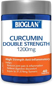 Bioglan Curcumin Double Strength Tablets, 1200mg: Amazon.com.au: Health ...