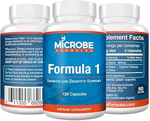 Amazon.com: Microbe Formulas: Organic Formula 1- Intestinal Support ...