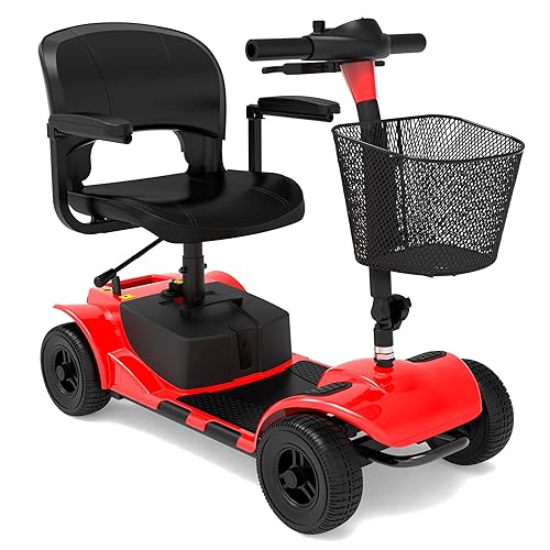 ENGWE Folding 4 Wheel Mobility Scooter,15 Mile Long Range, 250W ...