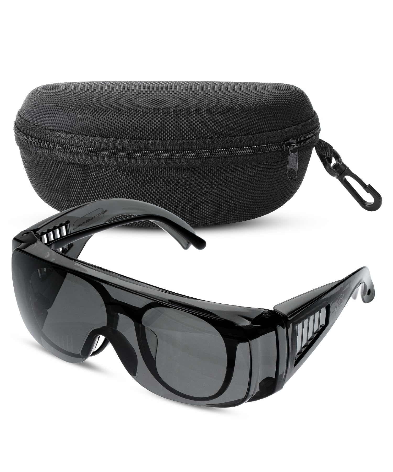 UNCO- Safety Glasses Over Eyeglasses, Tinted Lens Over Glasses Safety ...