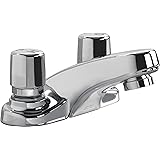 Delta Faucet 87T105 87T Single Hole Metering Slow-Close Bathroom Faucet ...