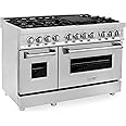 Amazon.com: ZLINE 48" 6.0 cu. ft. Dual Fuel Range with Gas Stove and ...