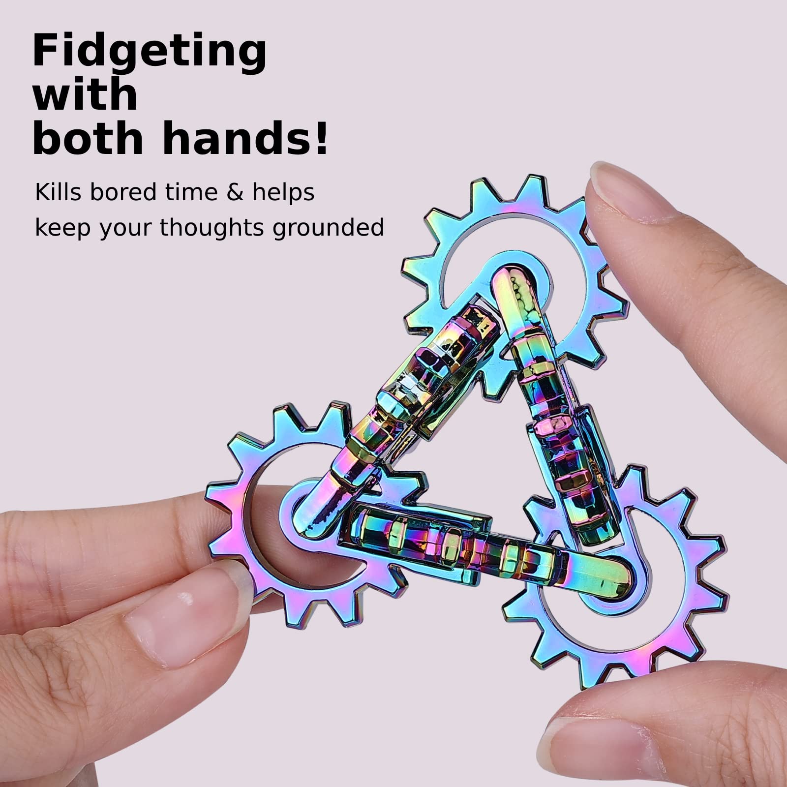 Mua Metal Fidget Toys - Quiet Infinity Gear Fidget Toy - Unique ...