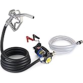 Amazon.com: YOHOME Diesel Transfer Pump, 12 Volt Fuel Transfer Pump with Nozzle Hoses for ...