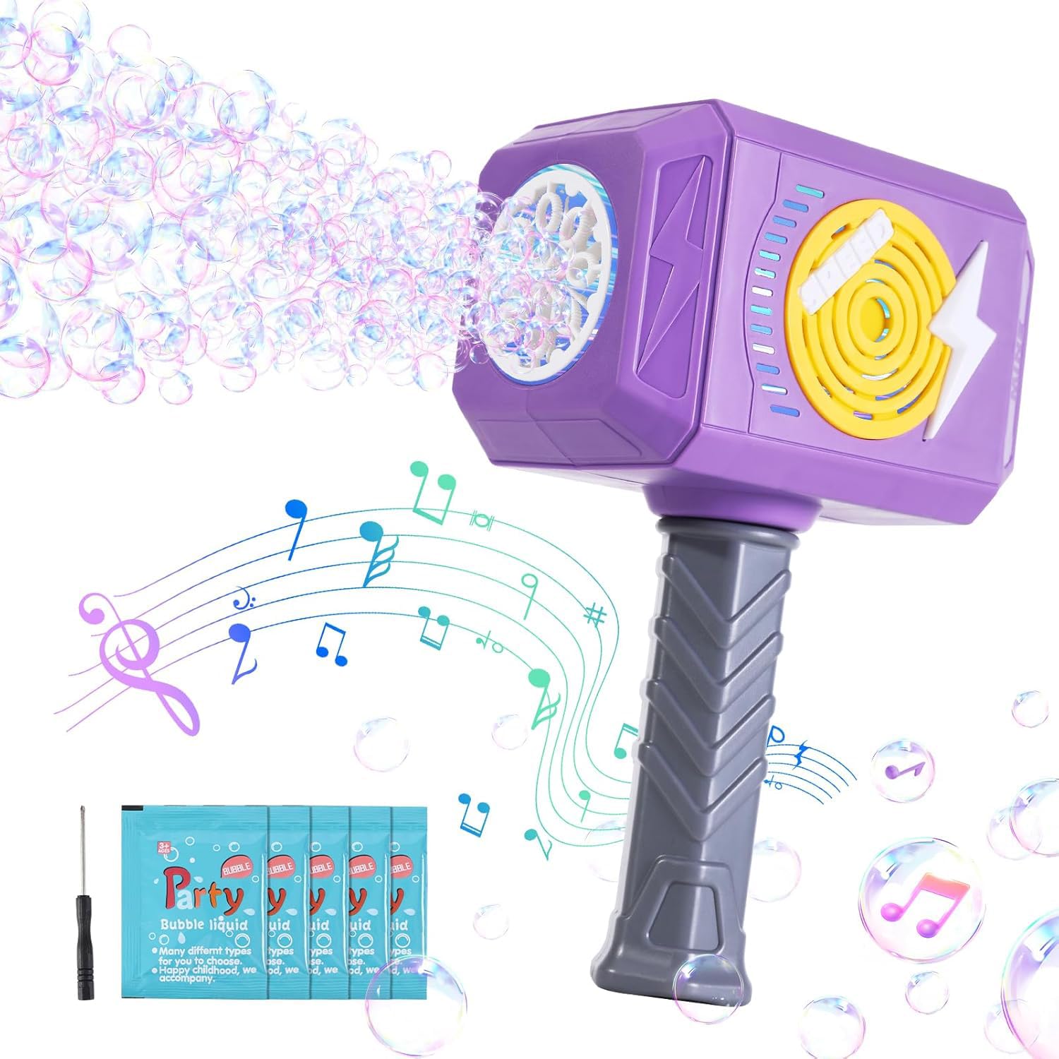 Bubble Machine Wand for Kids Toddlers Age 1 2 3 4 5 6 Years Old ...