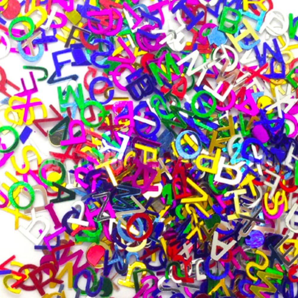 Beyond Dreams® ABC Confetti Alphabet for Party Table Decoration ...