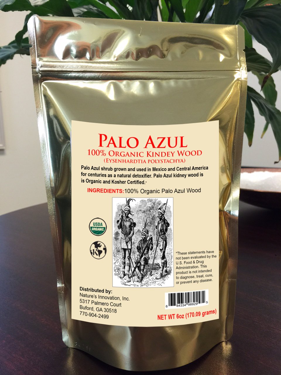 Amazon.com : Premium Palo Azul 4 Oz .- Kidneywood Detox Blue Stick ...