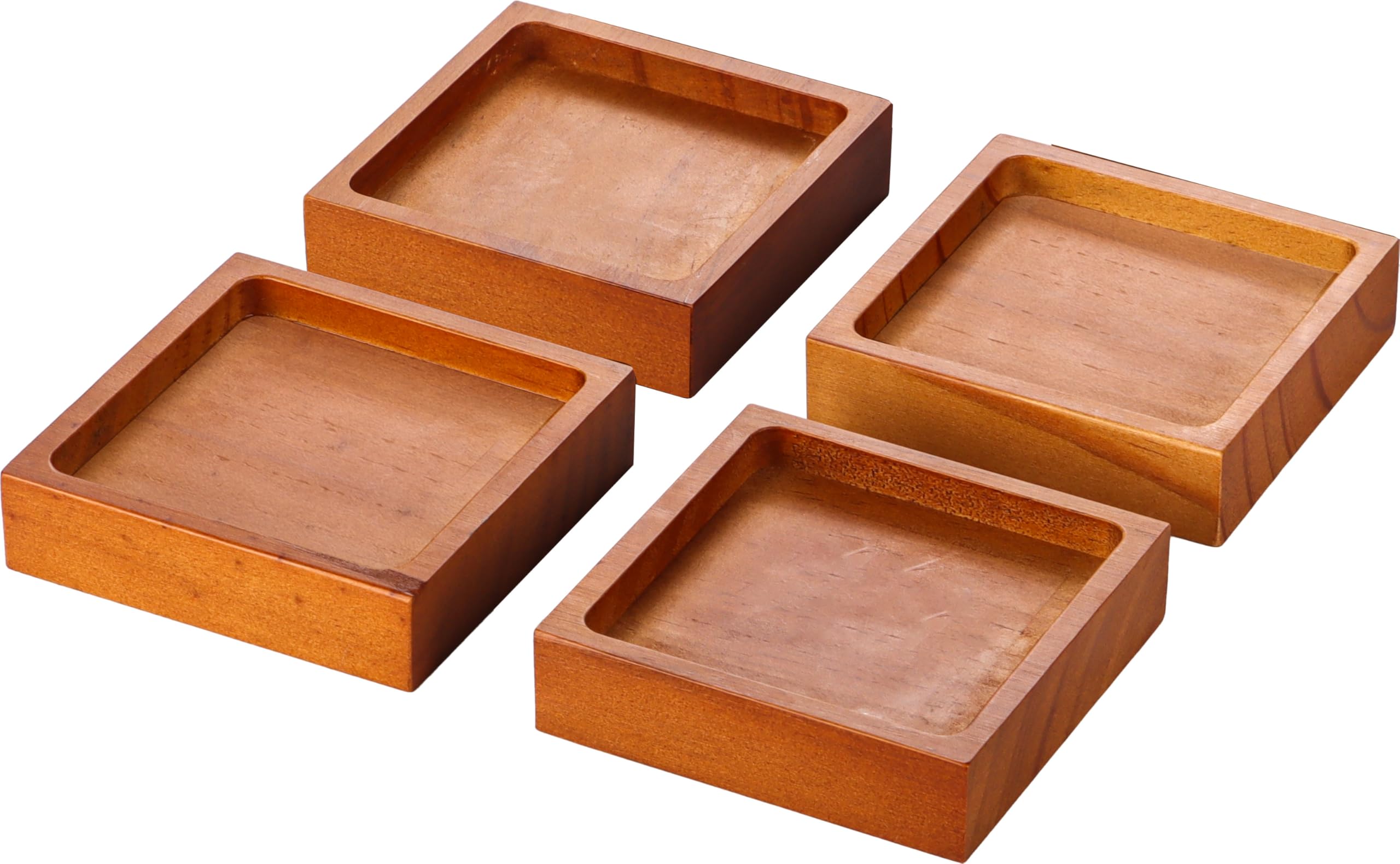 Lufia Wood Bed Furniture Risers 1 Inch, Solid Pine Wood Furniture ...