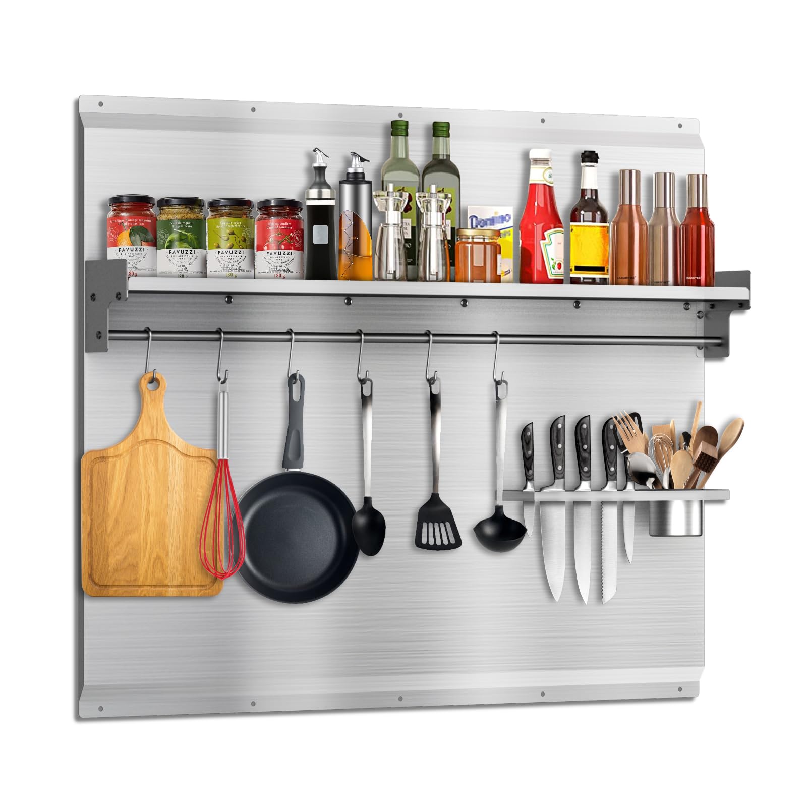 Range Backsplash - 24 x 30 Inch Stainless Steel Backsplash Wall Shield ...