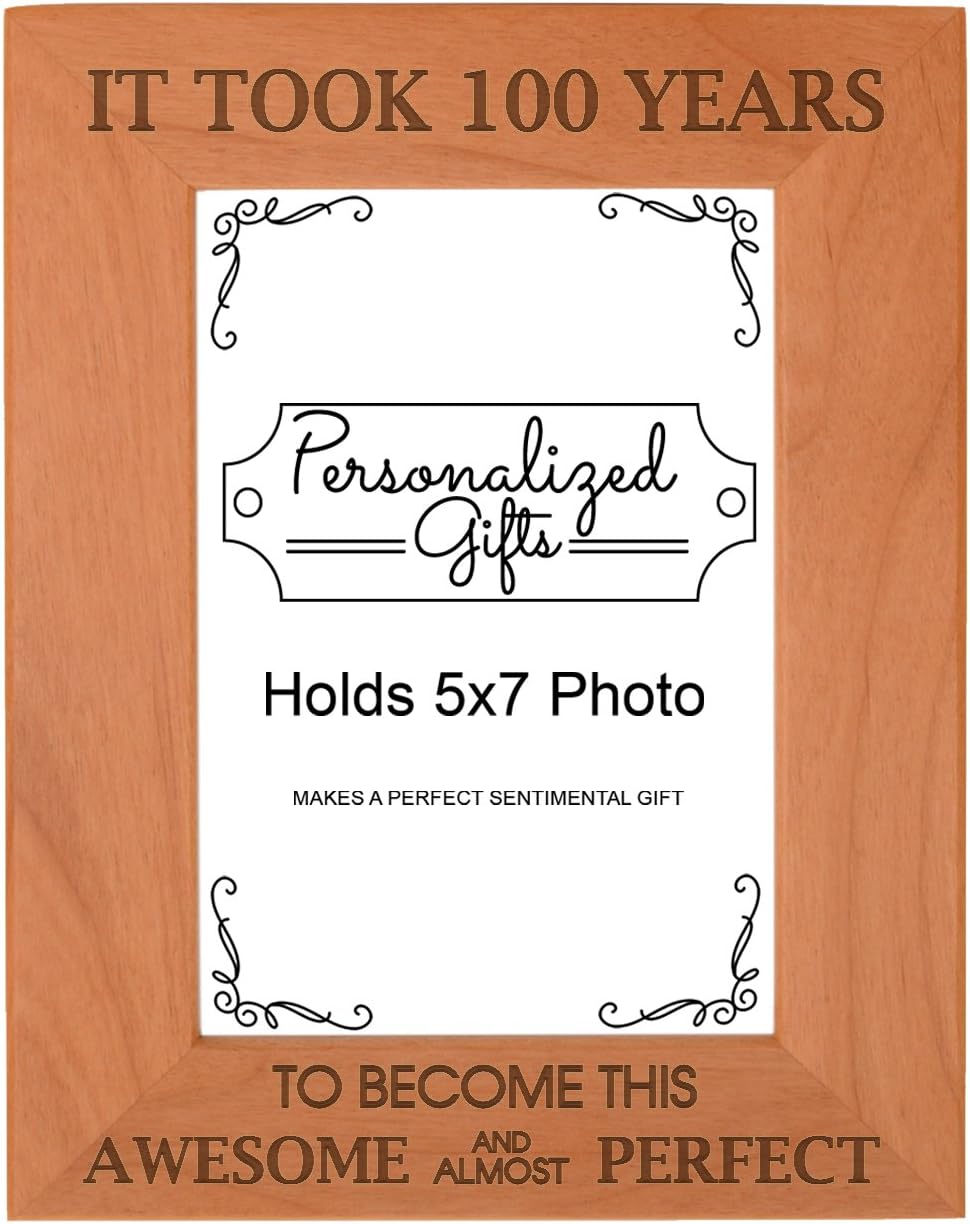 Amazon.com - 100th Birthday Gift Took 100 Years Awesome Natural Wood ...