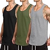Amazon.com: Muscle Killer 3 Pack Men's Muscle Gym Workout Stringer Tank Tops Bodybuilding ...