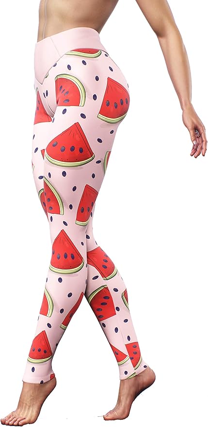 Booty Sculpted Cosmopolitan Leggings | Women's Pink Watermelon Pants at ...