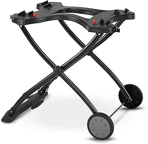 Amazon.com : Weber 6557 Q Portable Cart, 28.2" x 21" x 25", Black ...