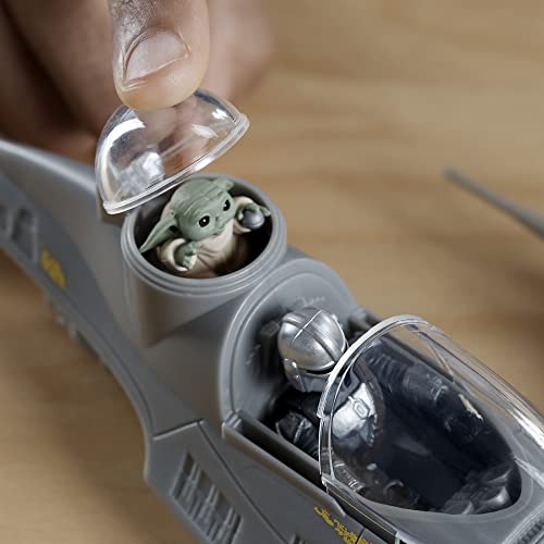 STAR WARS Mission Fleet Mando's N-1 Starfighter, Grogu & Mandalorian ...