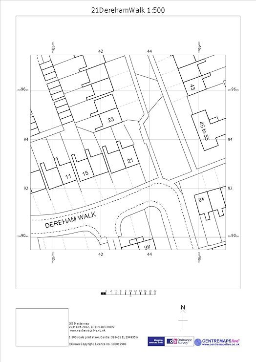 Planning Application Map Pack 1:500 & 1:1250: Amazon.co.uk: Office Products