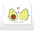 Amazon.com: Avocados Holding Hands, We Belong Together Card, Foodie ...