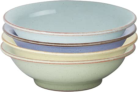 Amazon.com: Denby USA Heritage Assorted Small Shallow Bowls (Set of 4 ...