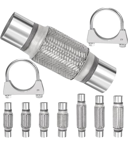 3in Exhaust Pipe RCCT 1.75 Inch Exhaust Flex Bellow – T304 Stainless ...