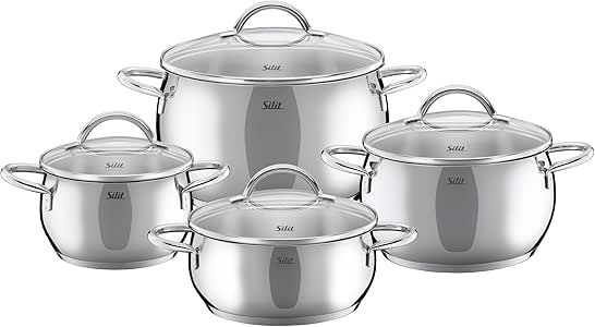 Silit Stainless Steel Pan-Set Nobile, Cookware-Set, 4 pieces, also ...