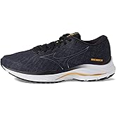 Amazon.com | Mizuno Men's Wave Rider 14 Running Shoe,White/Spectre ...