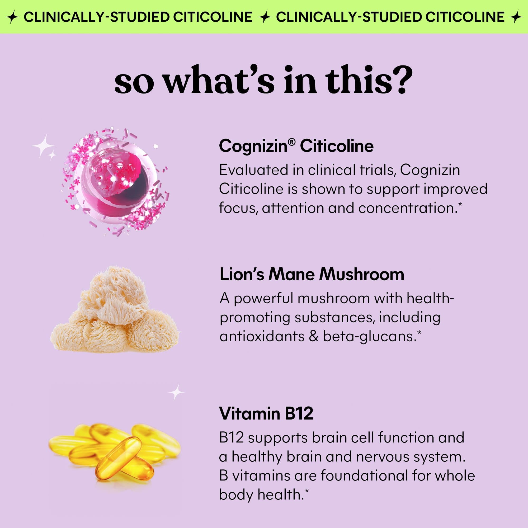Mua Lemme Focus Concentration & Brain Health Gummies with Cognizin ...