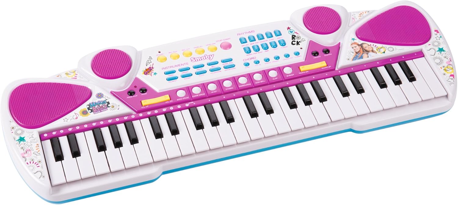 Smoby 510202 Maggie and Bianca Keyboard – BigaMart