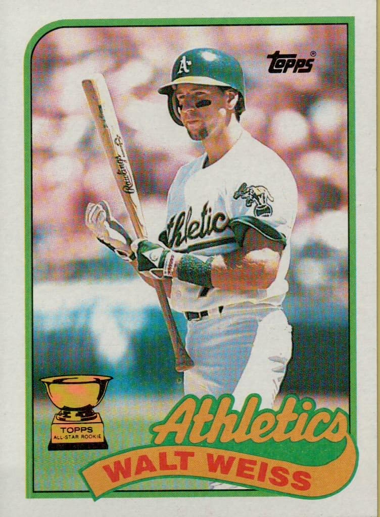 WALT WEISS TOPPS ALL STAR ROOKIE CARD - 1989 TOPPS COLLECTIBLE BASEBALL ...