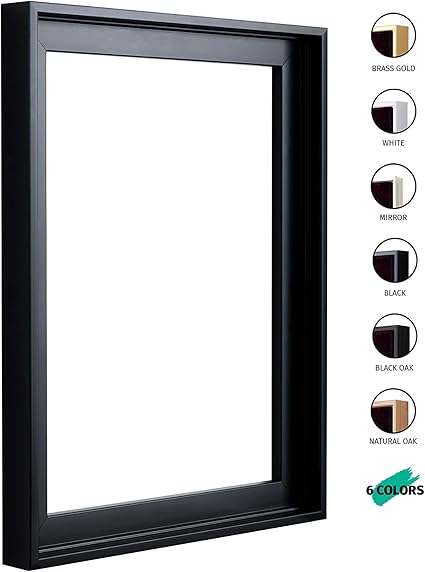 Amazon.com: Floater Frames for Canvas Paintings 22x28 | 6 Colors ...