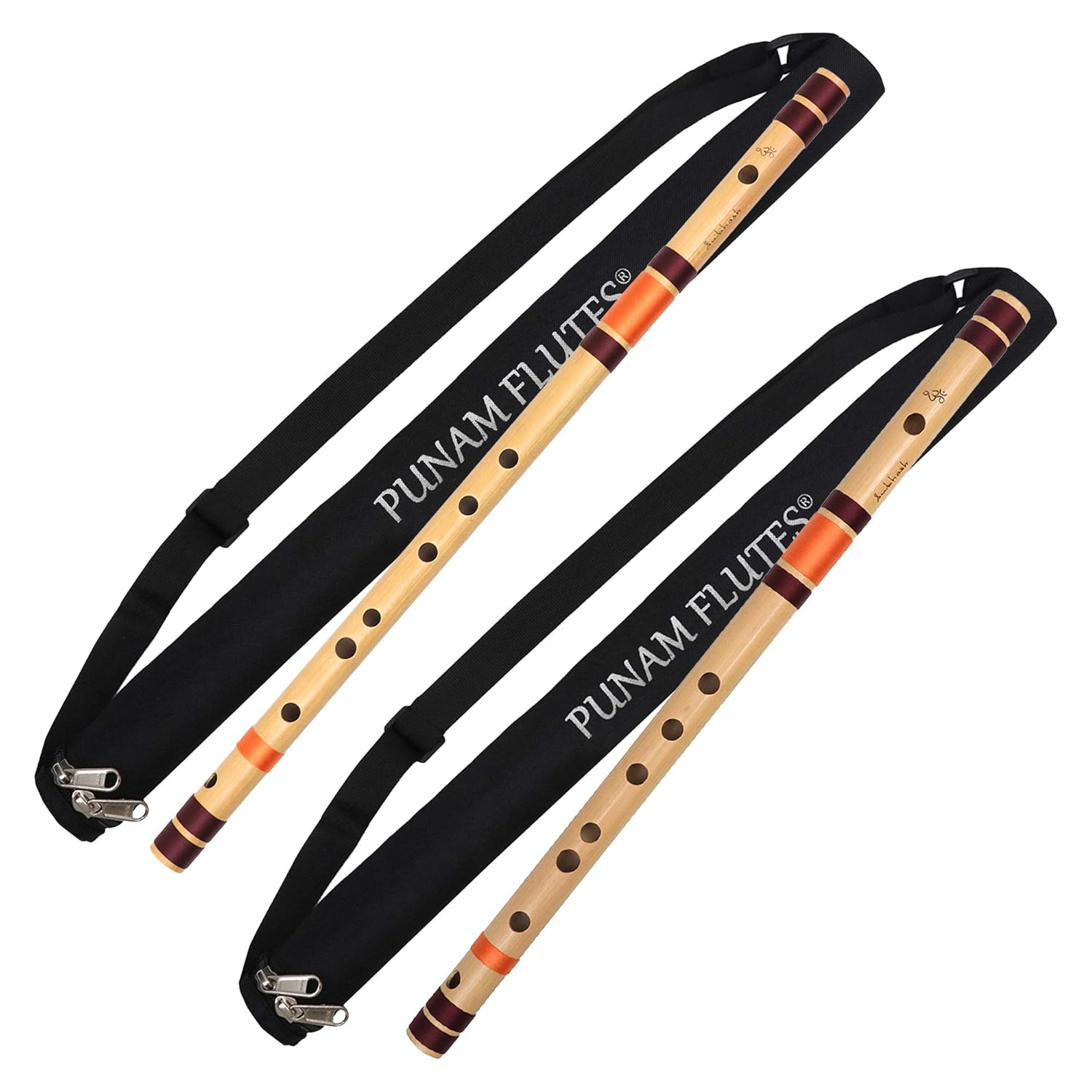 Punam Flutes Combo Set G Base & C Medium Right Hand… : Amazon.in ...