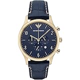 Emporio Armani AR1647 - Orologio da polso donna, pelle, colore: blu ...