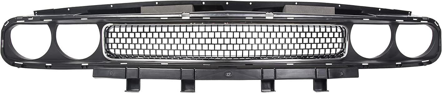 Amazon.com: ECOTRIC New Front Grill Grille Assembly w/Chrome Trim Bezel ...