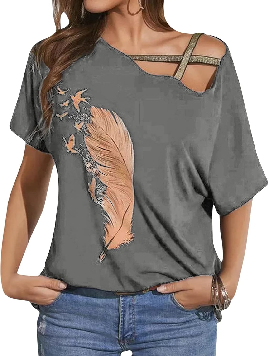 Women's Off The Shoulder T Shirt at Alfred Wilford blog