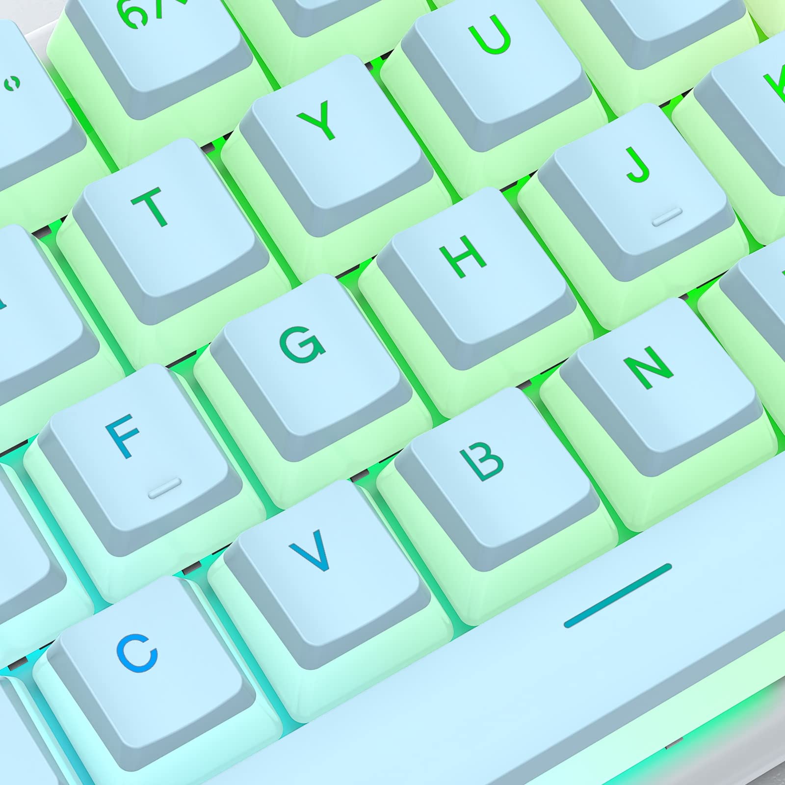 Mua E-YOOSO Pudding Keycaps, 141 Key PBT Custom Double Shot Keycap Set ...