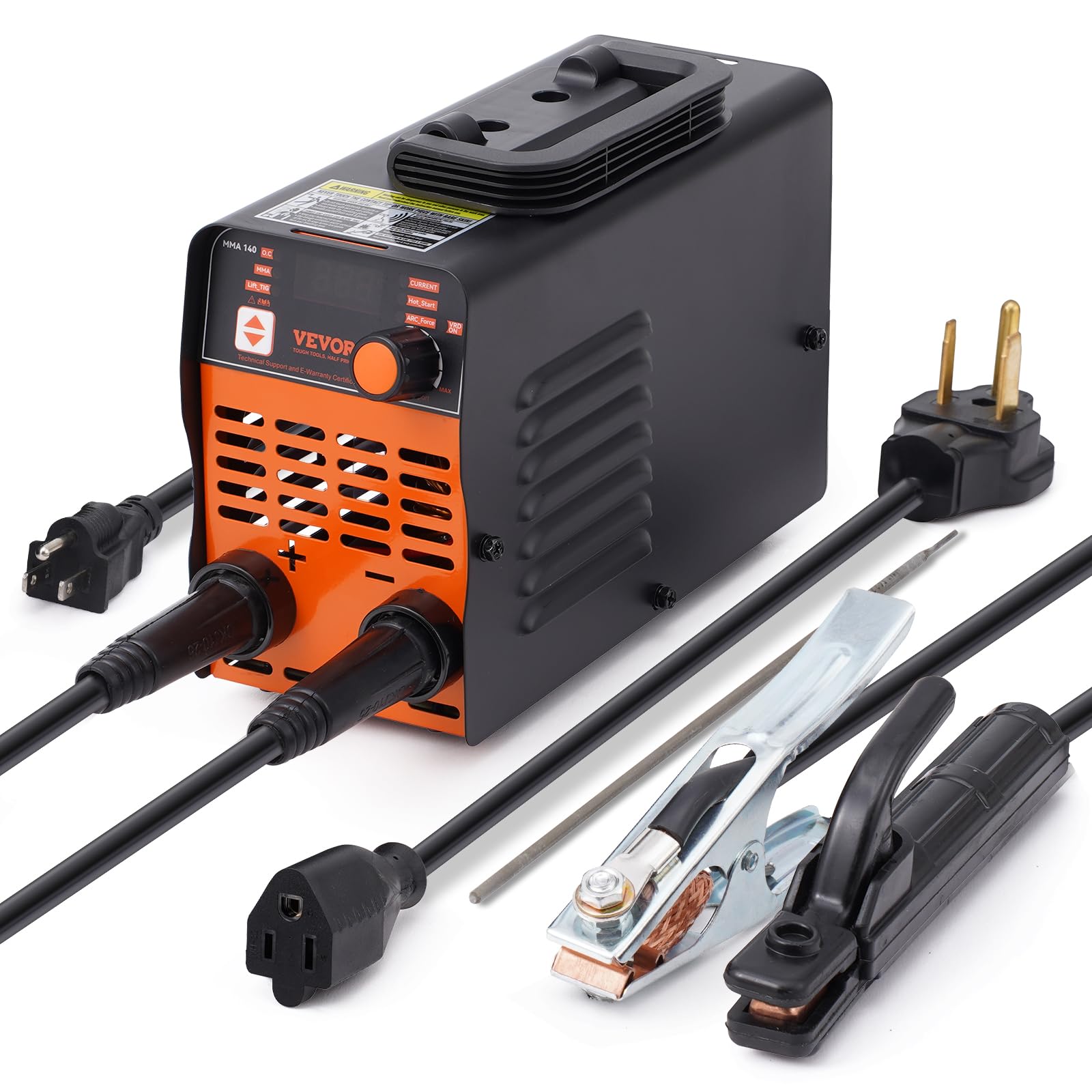 VEVOR Stick Welder, Mini and Portable 140Amp 2 in 1 ARC/Lift Tig Welder ...