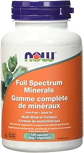 NOW Full Spectrum Minerals, 120 Count: Amazon.ca: Health & Personal Care