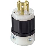 Leviton 4770-C 15 Amp, 277 Volt, NEMA L7-15P, 2P, 3W, Locking Plug, Industrial Grade, Grounding ...