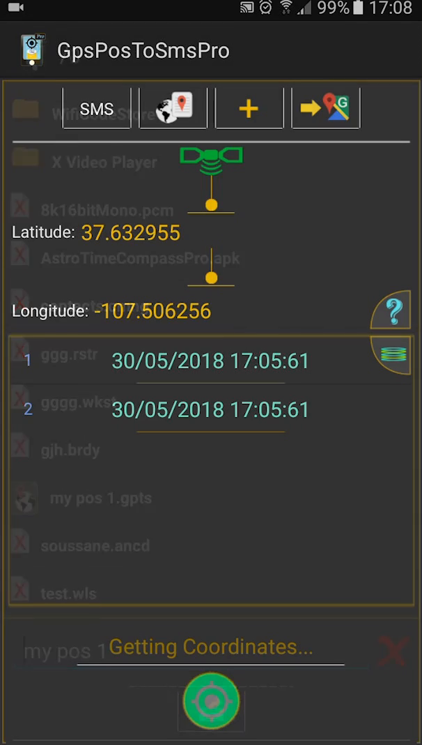 GPS position to sms Pro - App on Amazon Appstore