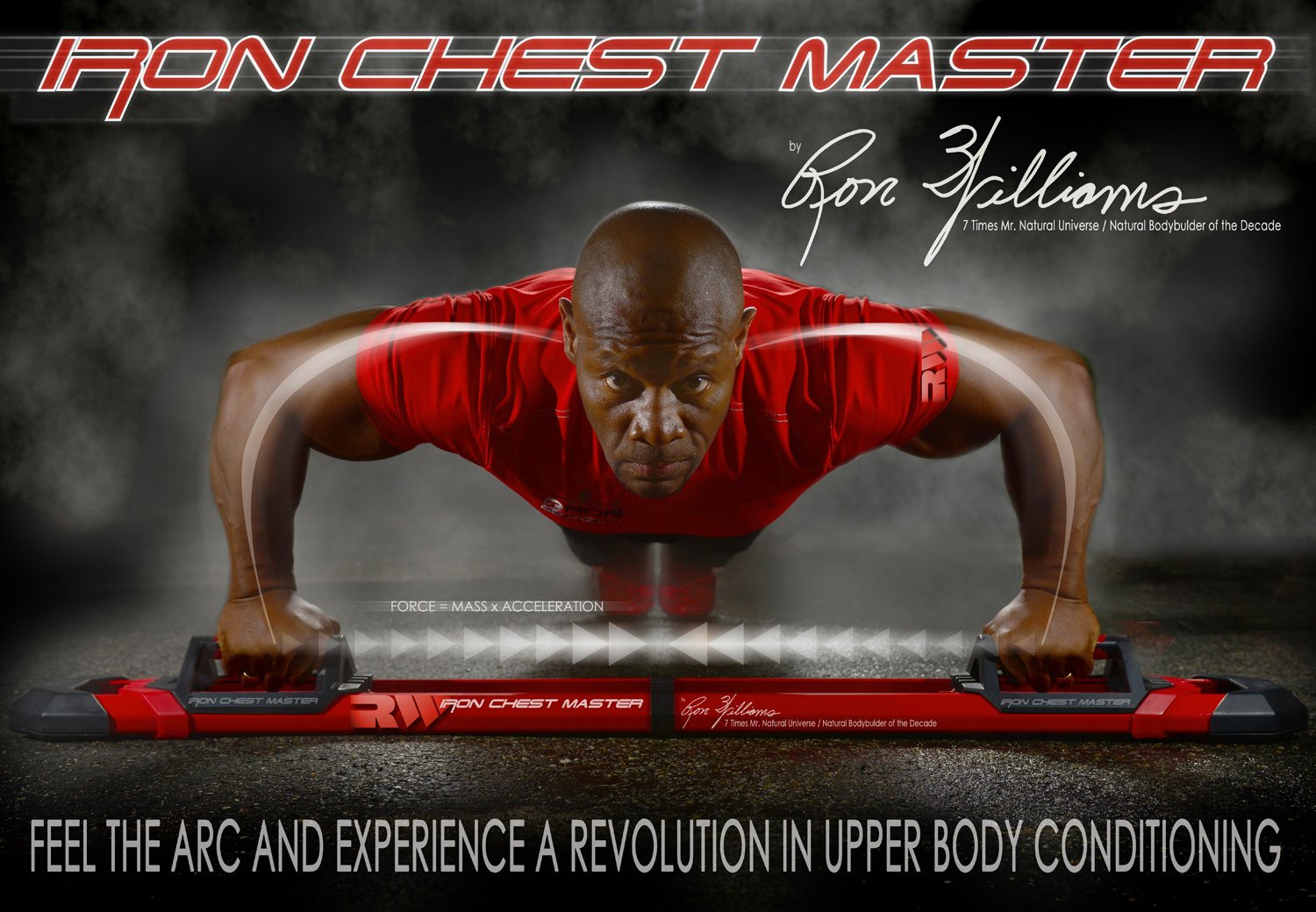 Iron Chest Master Push Up Machine - The Perfect Chest Workout. Fully ...