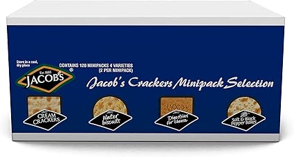 Jacob's Cheese Cracker Biscuits Mini Pack Selection - Pack of 120 ...