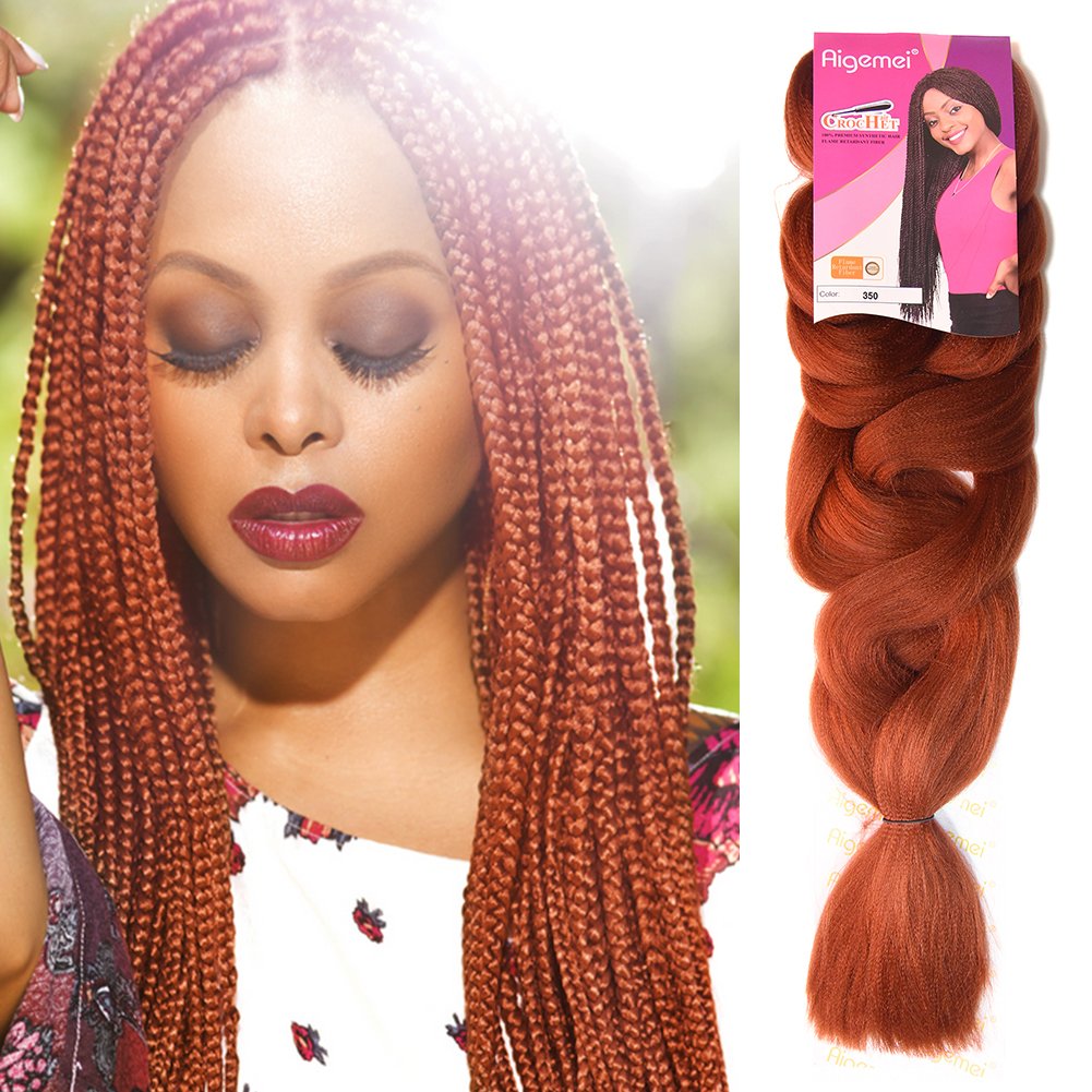 Amazon.com : Kanekalon Jumbo Braiding Hair Synthetic High Temperature ...