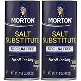 Amazon.com : Morton Salt Substitute, Sodium Free, 3.12 Ounce : Grocery ...
